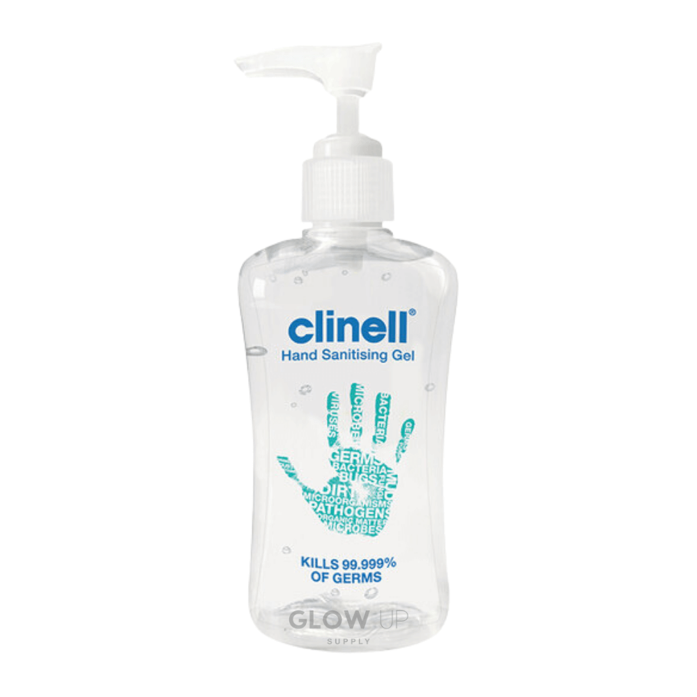 Buy Clinell Hand Sanitising Alcohol Gel - 250ml - Glow Up Supply